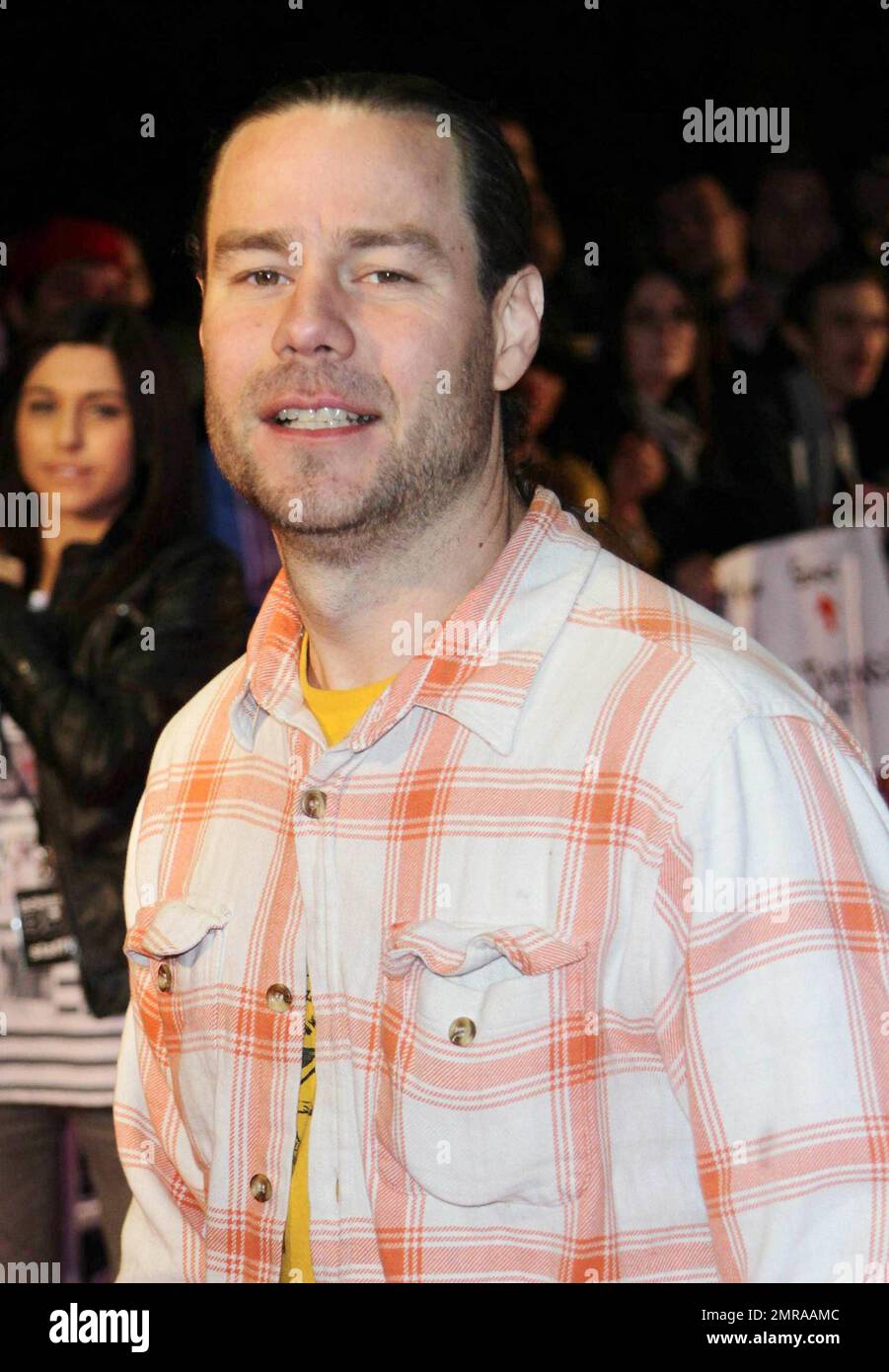 Chris Pontius walks the red carpet at the premiere of "Jackass 3D" held ...