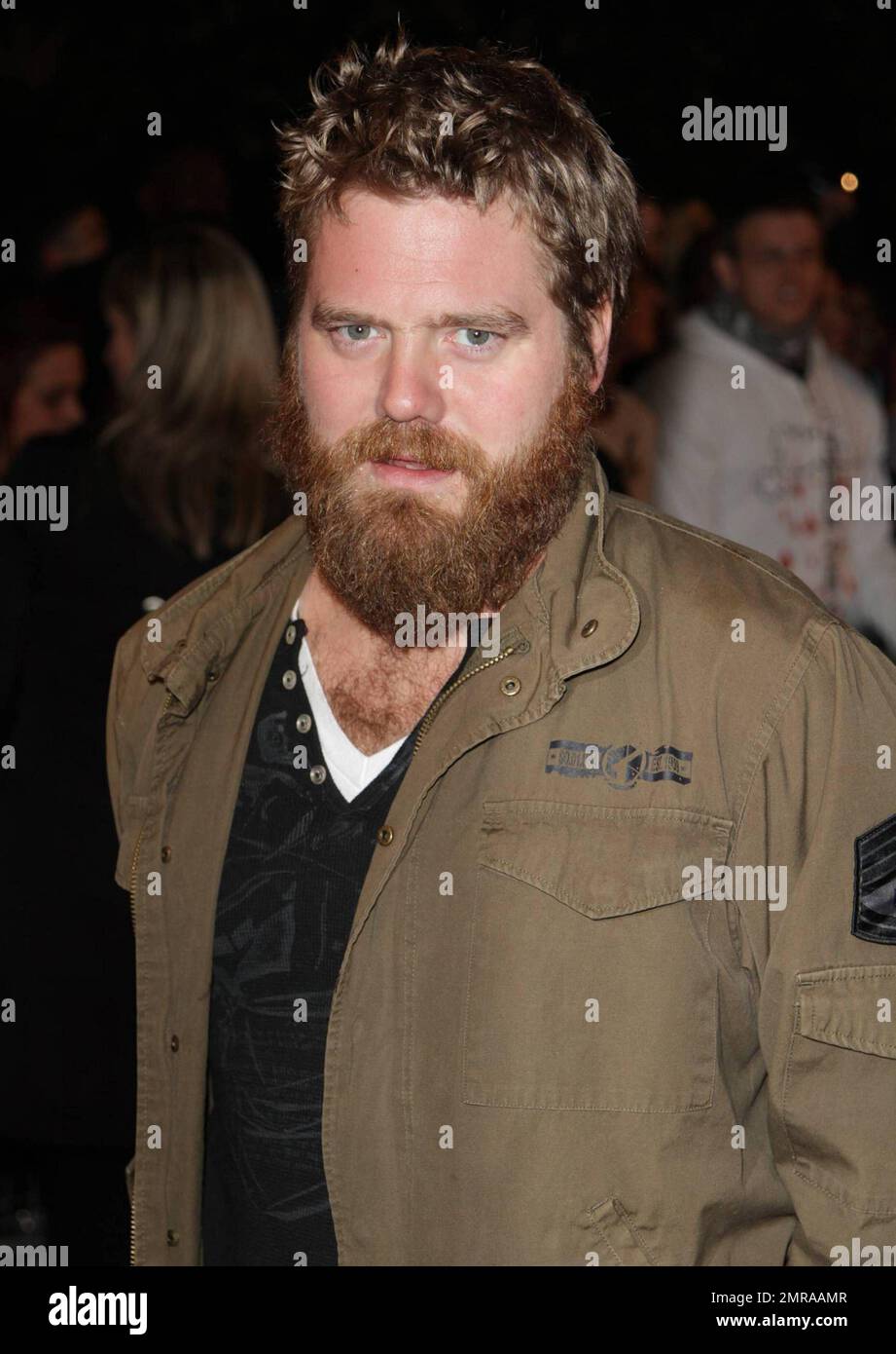 Ryan Dunn walks the red carpet at the premiere of "Jackass 3D" held at ...