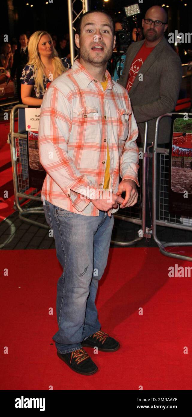 Chris Pontius walks the red carpet at the premiere of "Jackass 3D" held ...