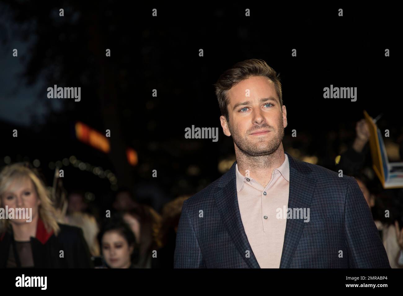 Actor Armie Hammer poses for photographers upon arrival at the premiere ...
