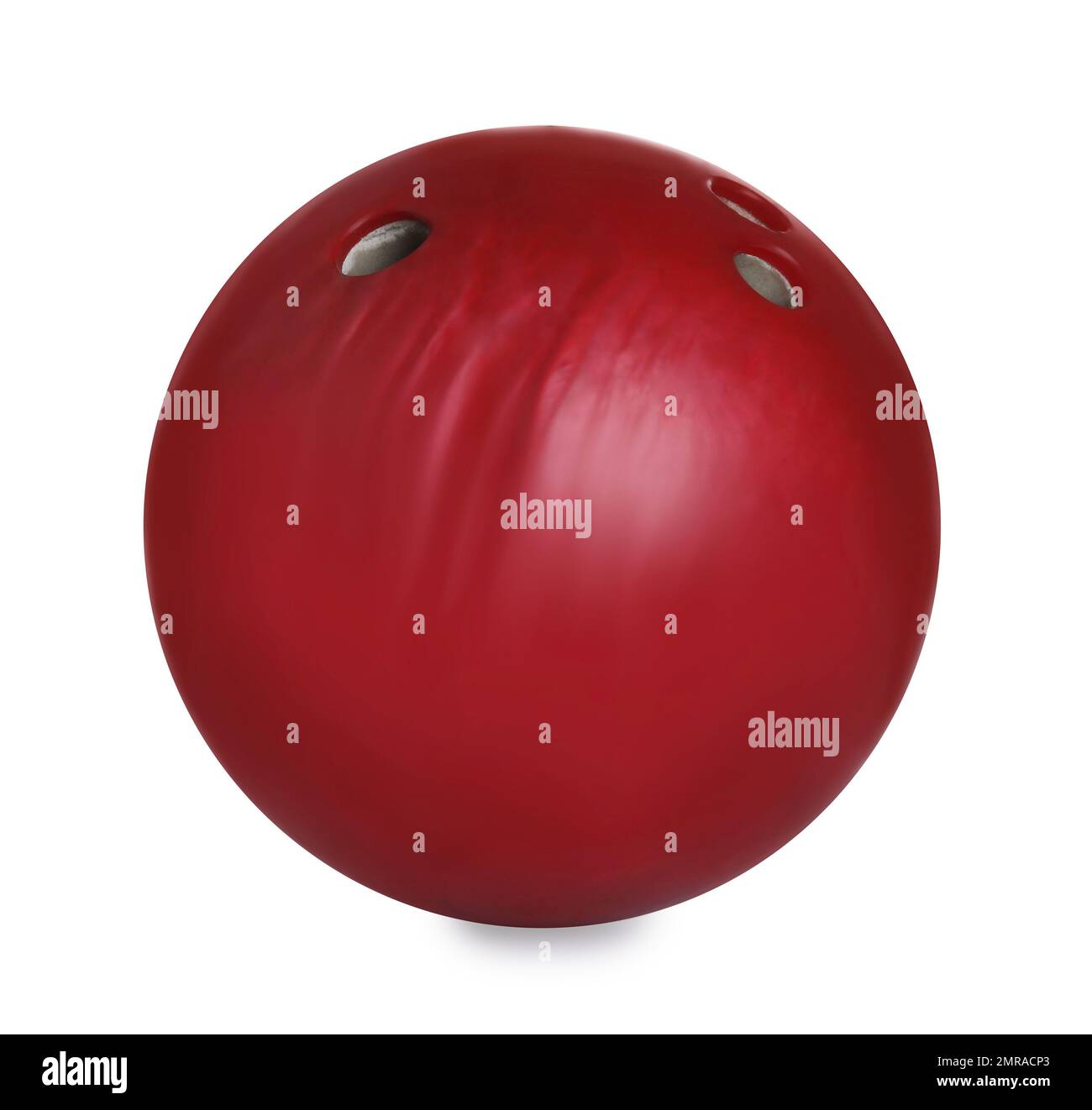 Modern red bowling ball isolated on white Stock Photo - Alamy