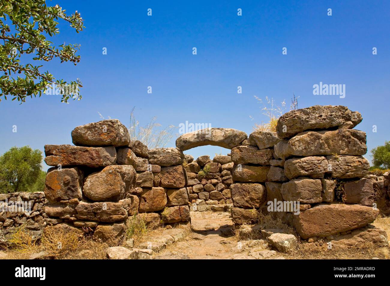 Temple of Megaron, Serra Orrios nuraghi village, Sardinia, Italy ...