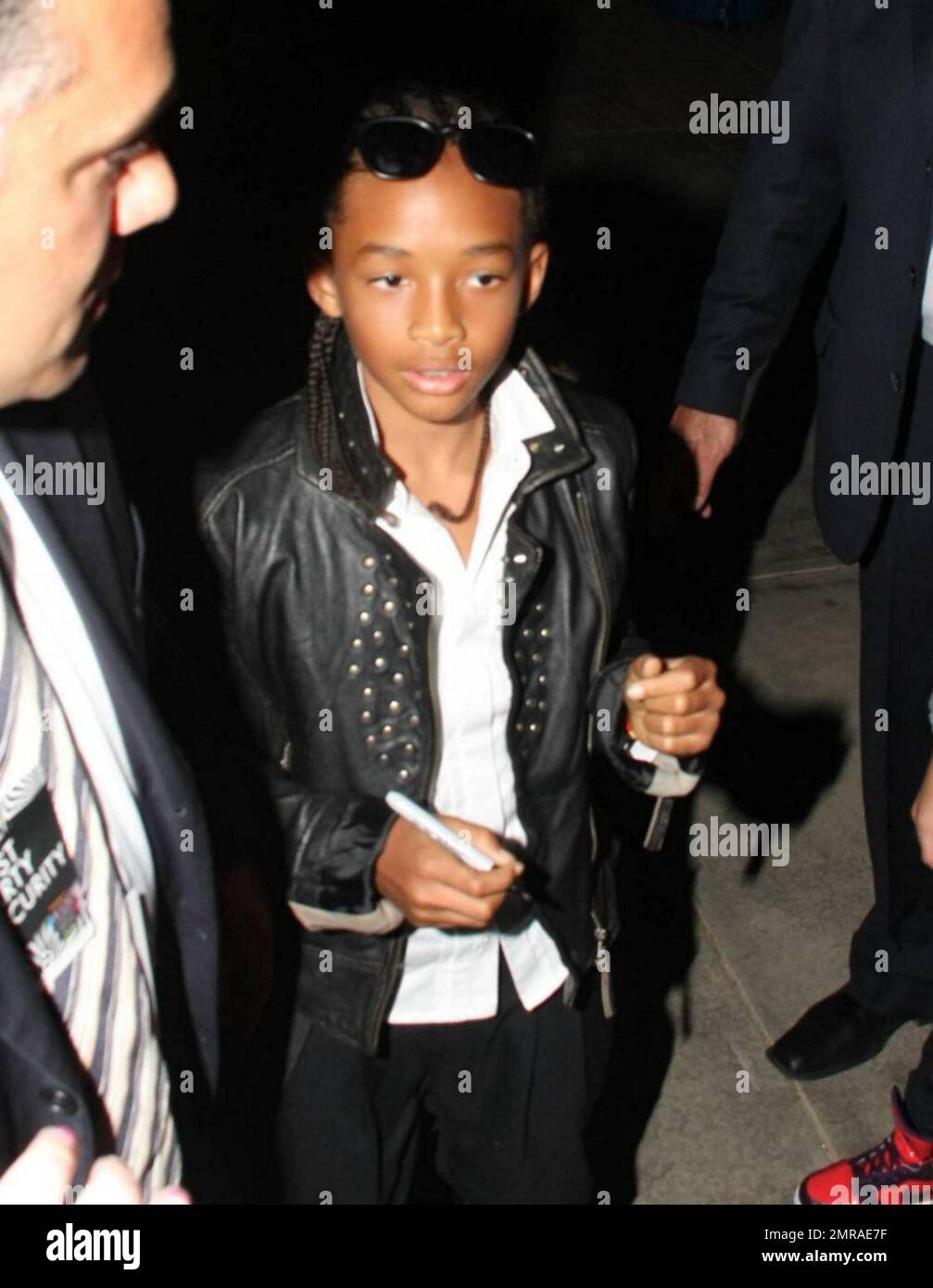 Jaden Smith signs autographs at the Kids Choice Awards in Los Angeles ...