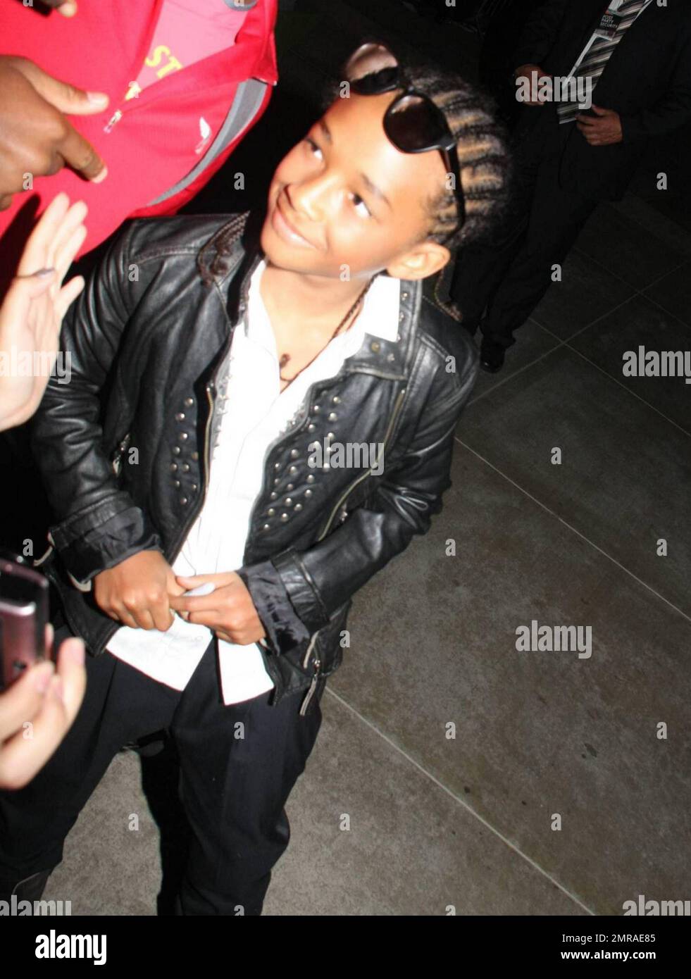 Jaden Smith signs autographs at the Kids Choice Awards in Los Angeles ...