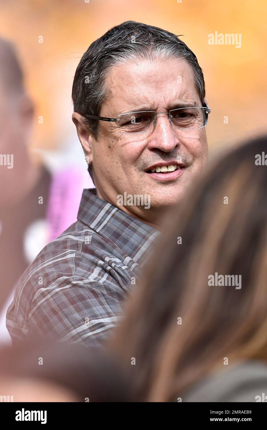 Pittsburgh Penguins president David Morehouse stands on the sideline at ...