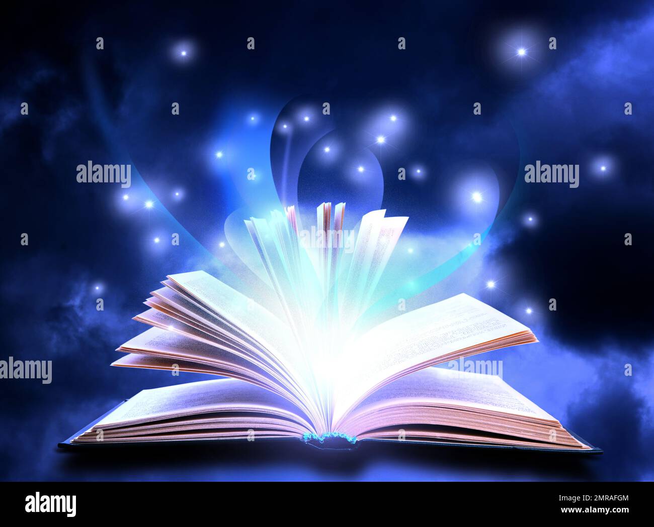 Book Background Design Blue