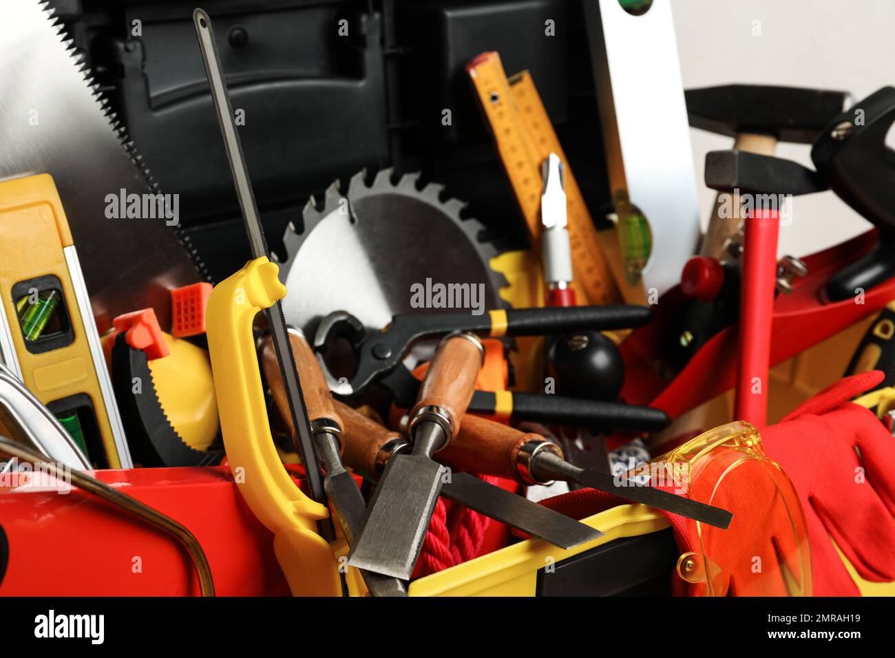 Carpenters toolbox hi-res stock photography and images - Alamy