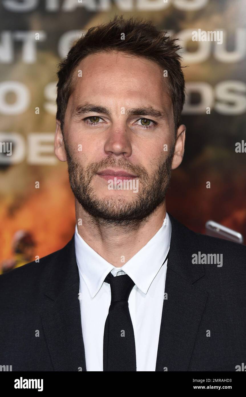 Taylor Kitsch arrives at the Los Angeles premiere of "Only the Brave ...