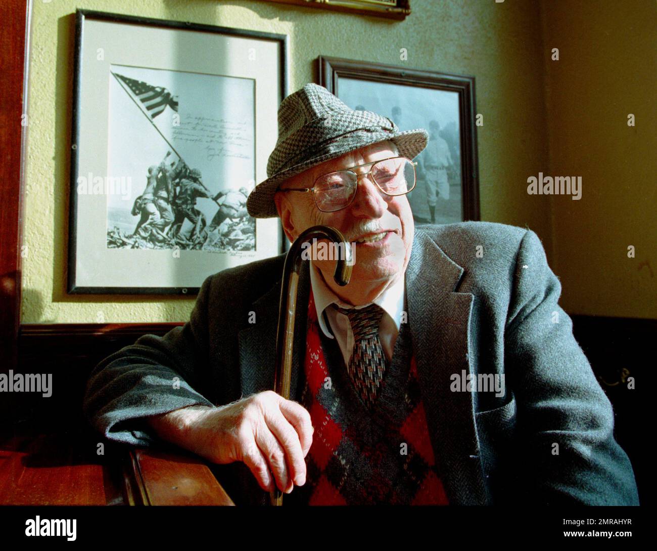 FILE- In this Dec. 20, 1994 file photo, Joe Rosenthal, who took the ...