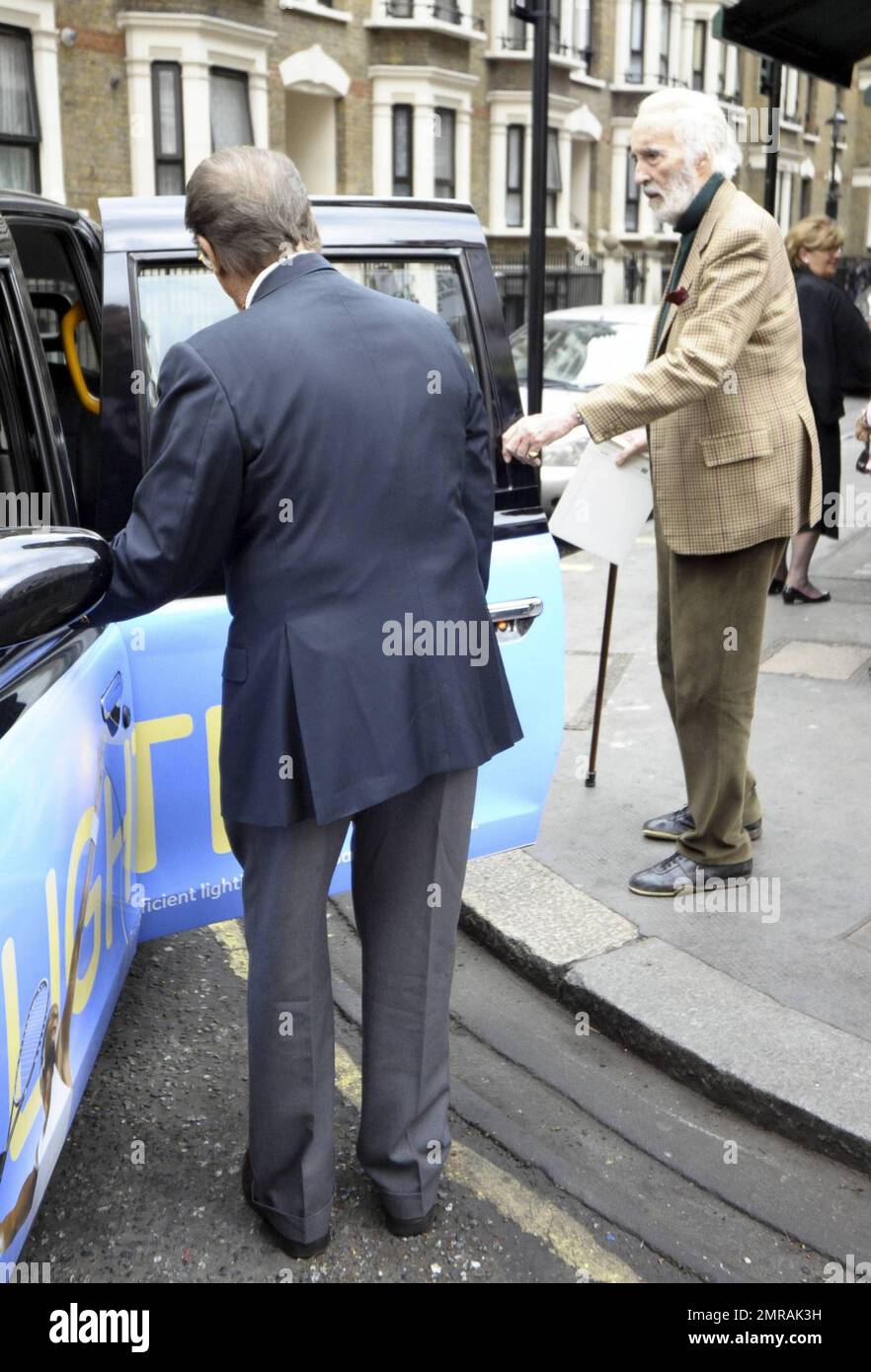 "James Bond" stars Sir Rodger Moore, Sir Christopher Lee and Richard ...