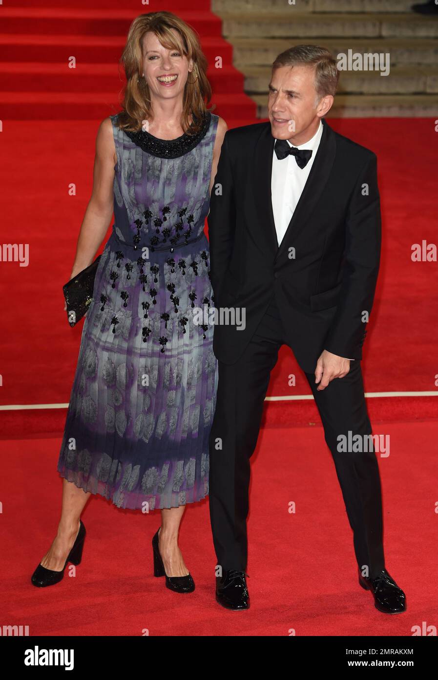 Judith Holste and Christoph Waltz at the World Premiere of new James ...
