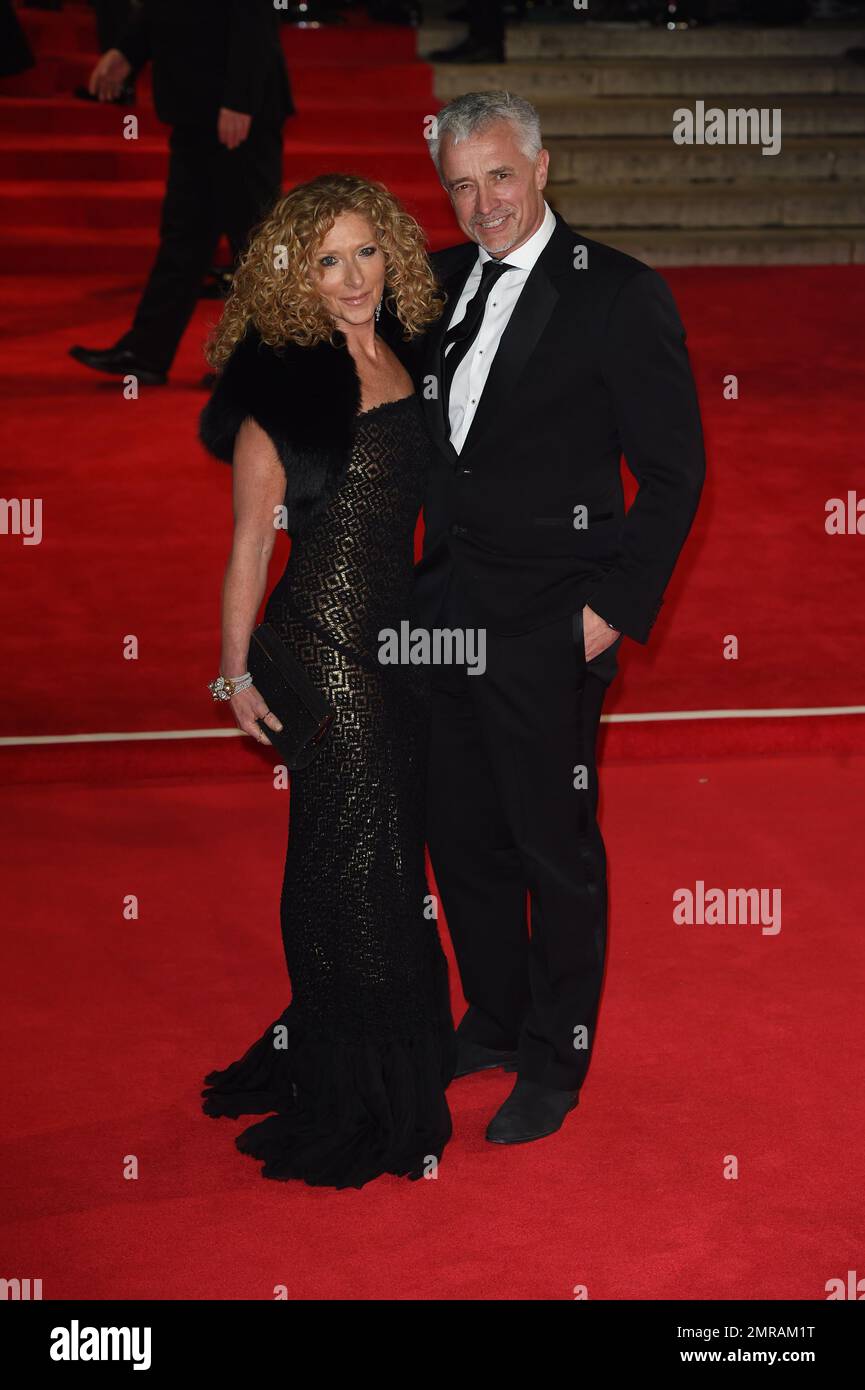 Kelly Hoppen and John Gardiner at the World Premiere of new James Bond ...