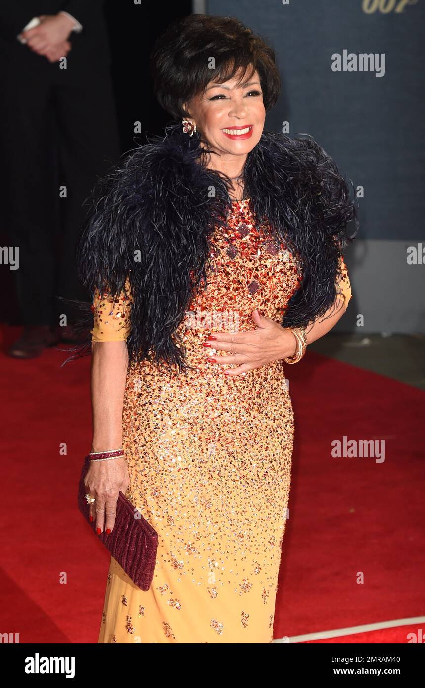 Shirley Bassey at the World Premiere of new James Bond film, 'Spectre ...