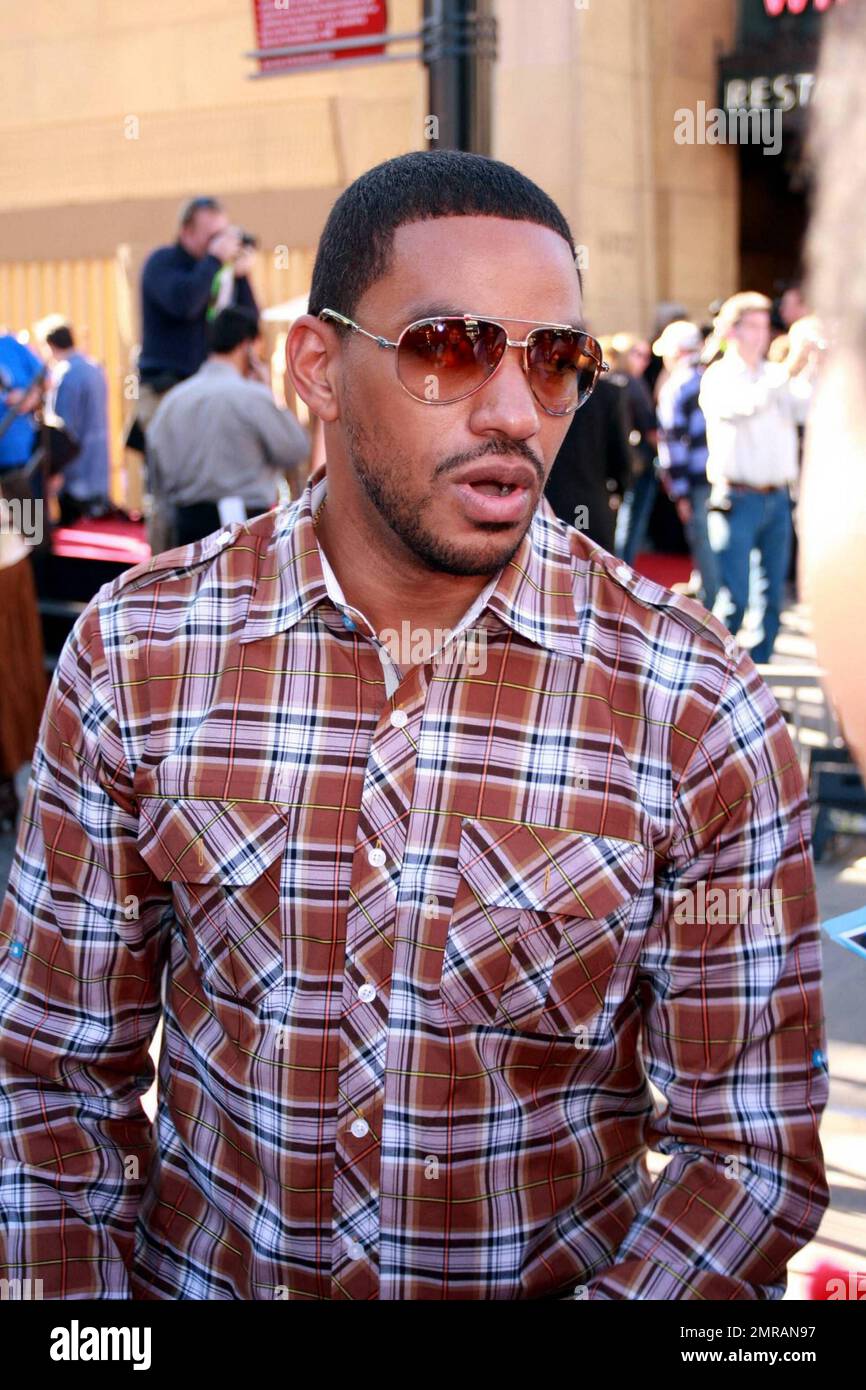 Laz Alonso at the unveiling ceremony of James Cameron's star on the ...