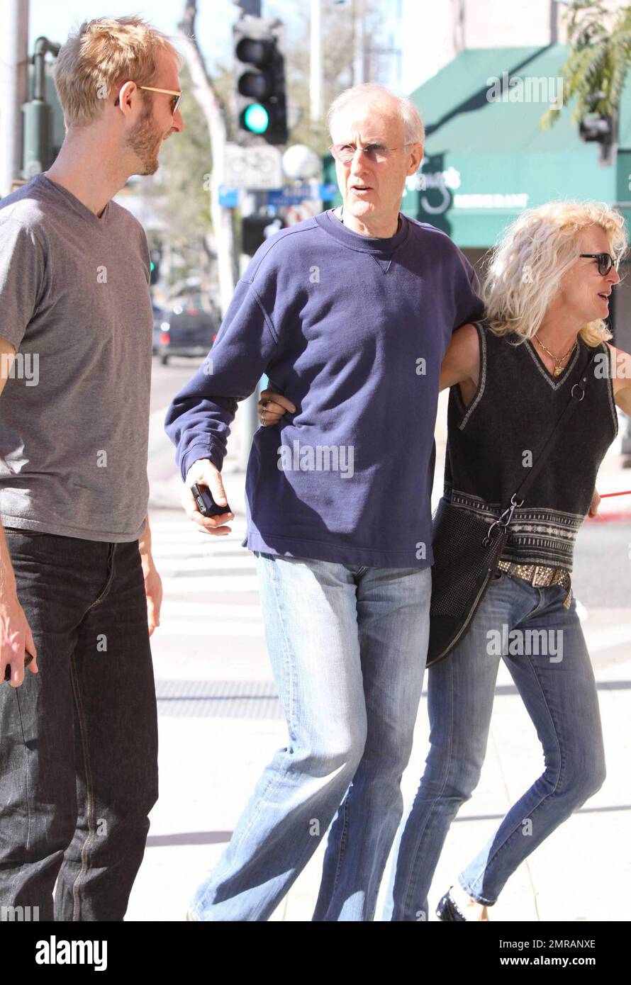 EXCLUSIVE!! Actor James Cromwell is all smiles while out for lunch to celebrate his 71st ...