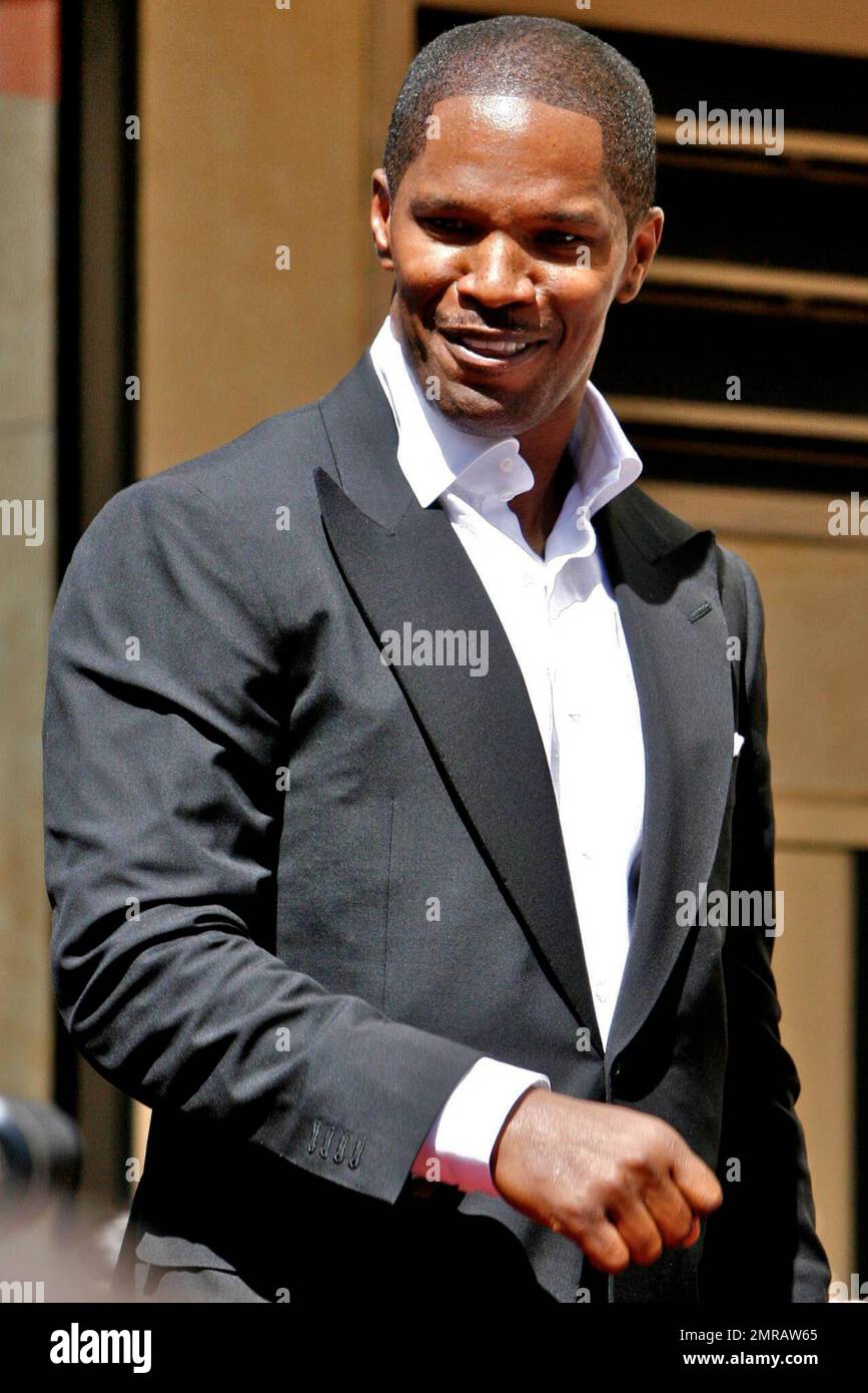 Jamie Foxx receives a star on the Hollywood Walk of Fame. Hollywood ...