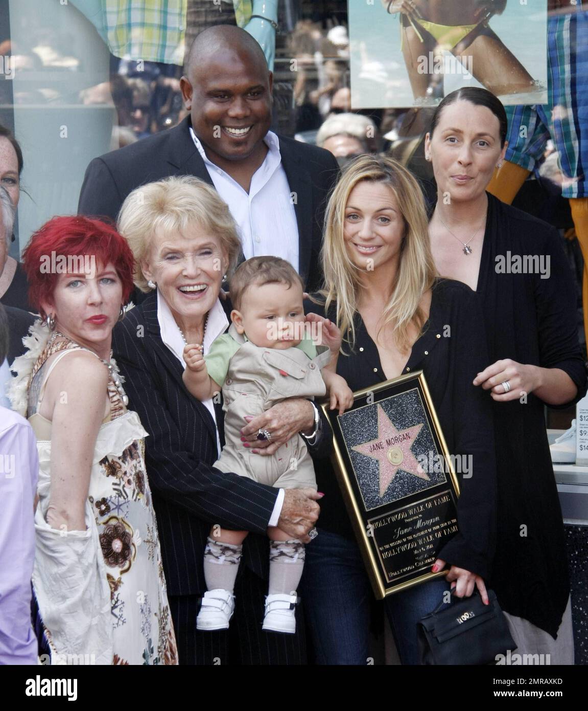 Singer Jane Morgan is joined by family, friends and fans that included ...