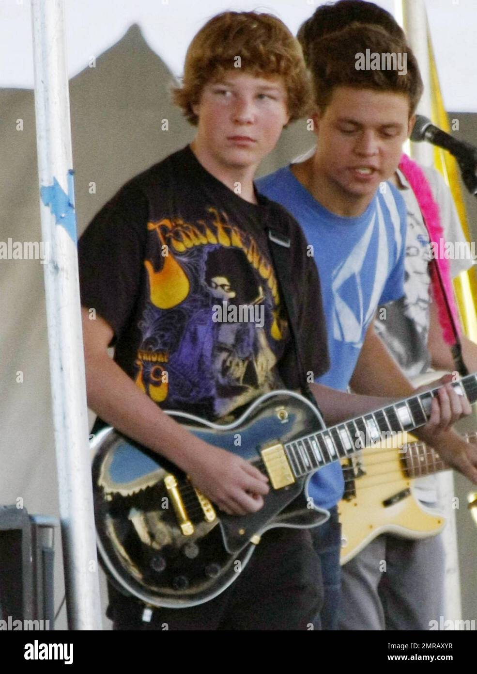 Actress and producer Jane Seymour enjoys a day out with her 15-year-old ...