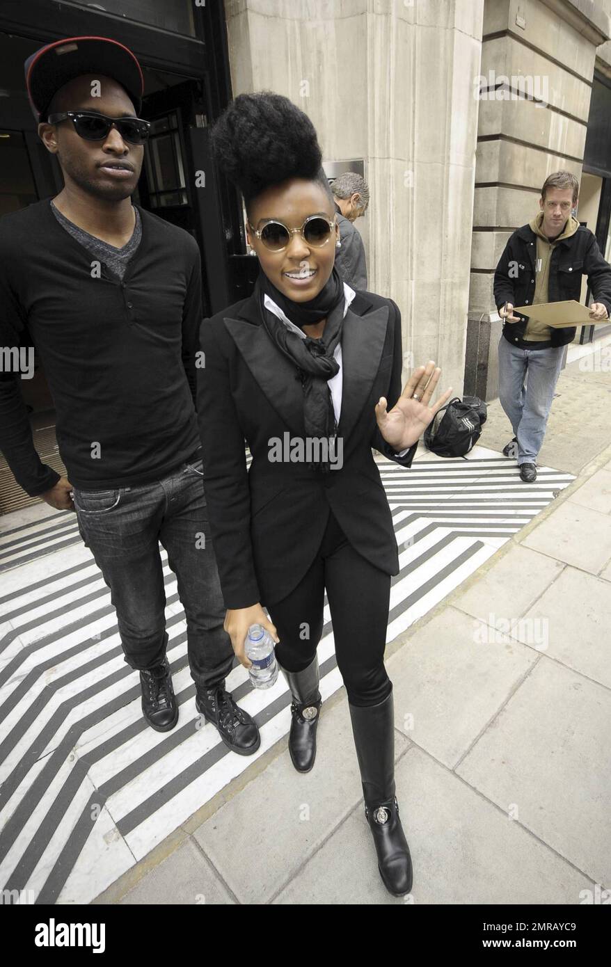 Singer Janelle Monae signs autographs for fans while paying a visit to ...