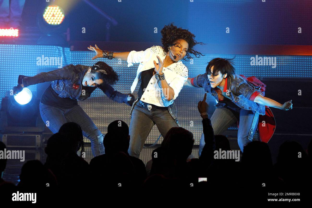 Janet Jackson performs live in concert at the Fillmore Miami Beach ...