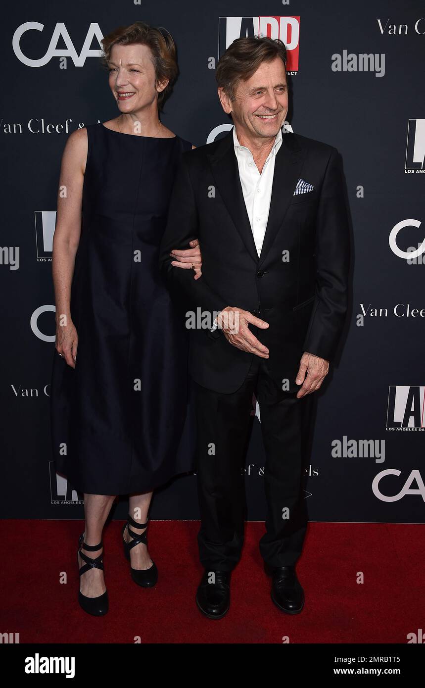 Lisa Rinehart, left, and Mikhail Baryshnikov arrive at the LA Dance ...