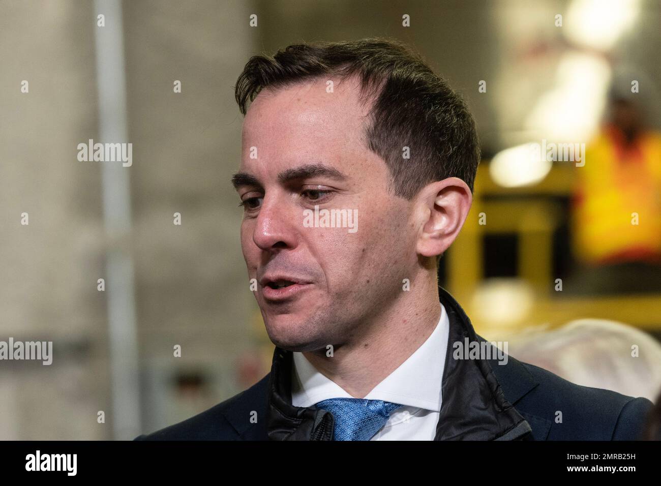 New York, United States. 31st Jan, 2023. Congressman Rob Menendez Jr ...