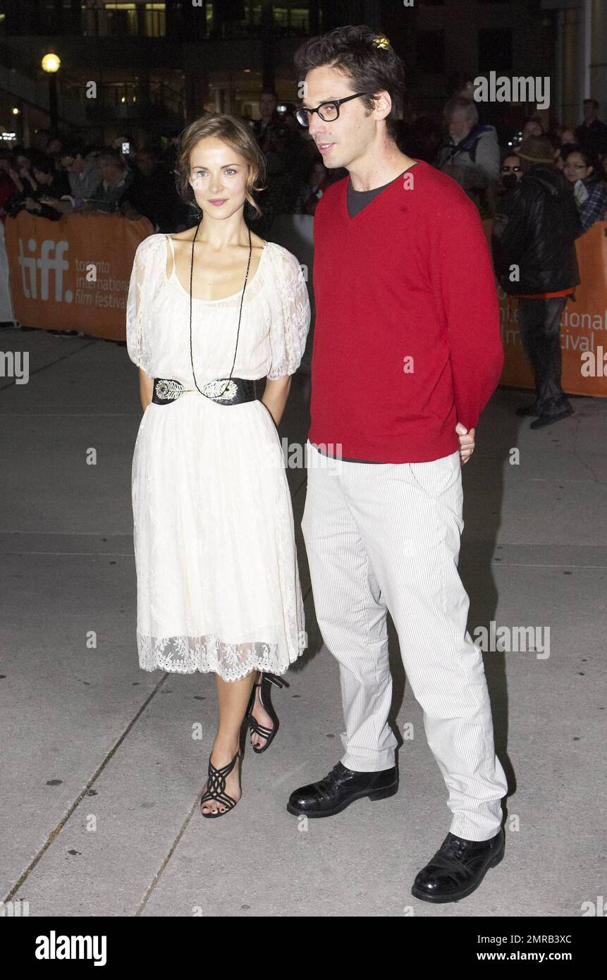 Singer Gemma Hayes and musician Eef Barzelay arrive at the red carpet ...