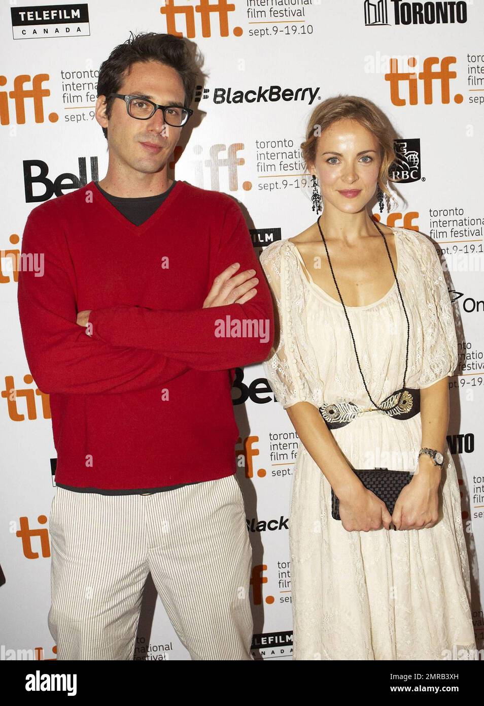 Singer Gemma Hayes and musician Eef Barzelay arrive at the red carpet ...