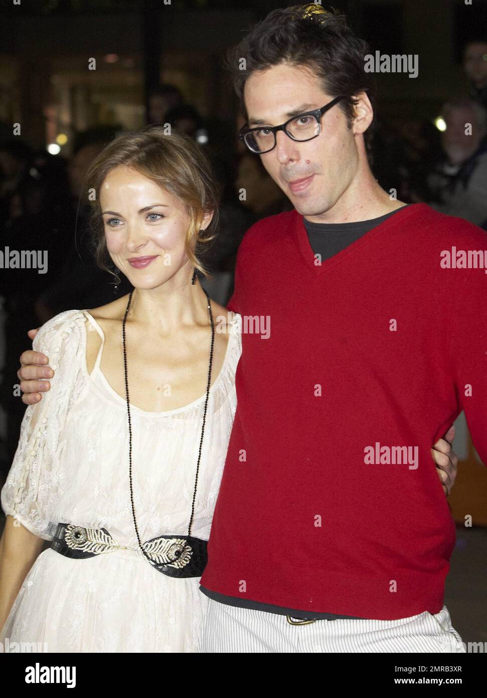 Singer Gemma Hayes and musician Eef Barzelay arrive at the red carpet ...