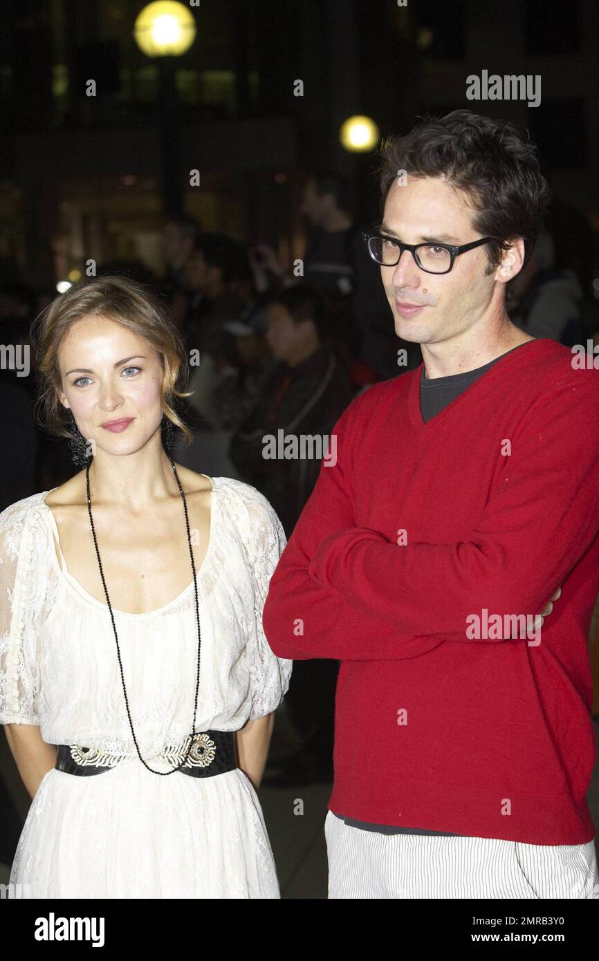 Singer Gemma Hayes and musician Eef Barzelay arrive at the red carpet ...