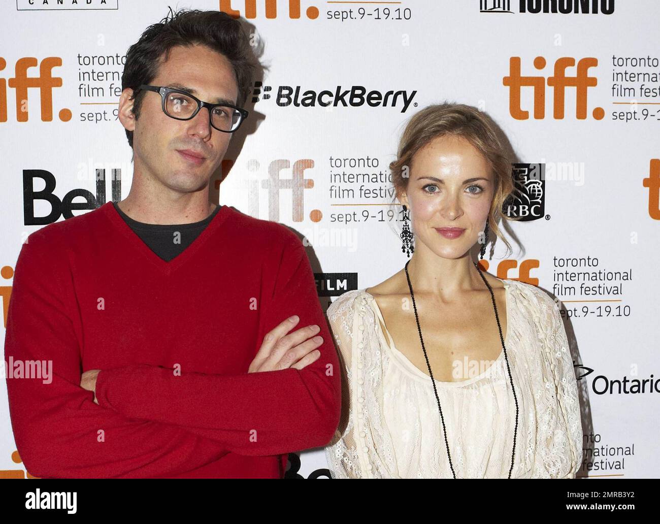 Singer Gemma Hayes and musician Eef Barzelay arrive at the red carpet ...