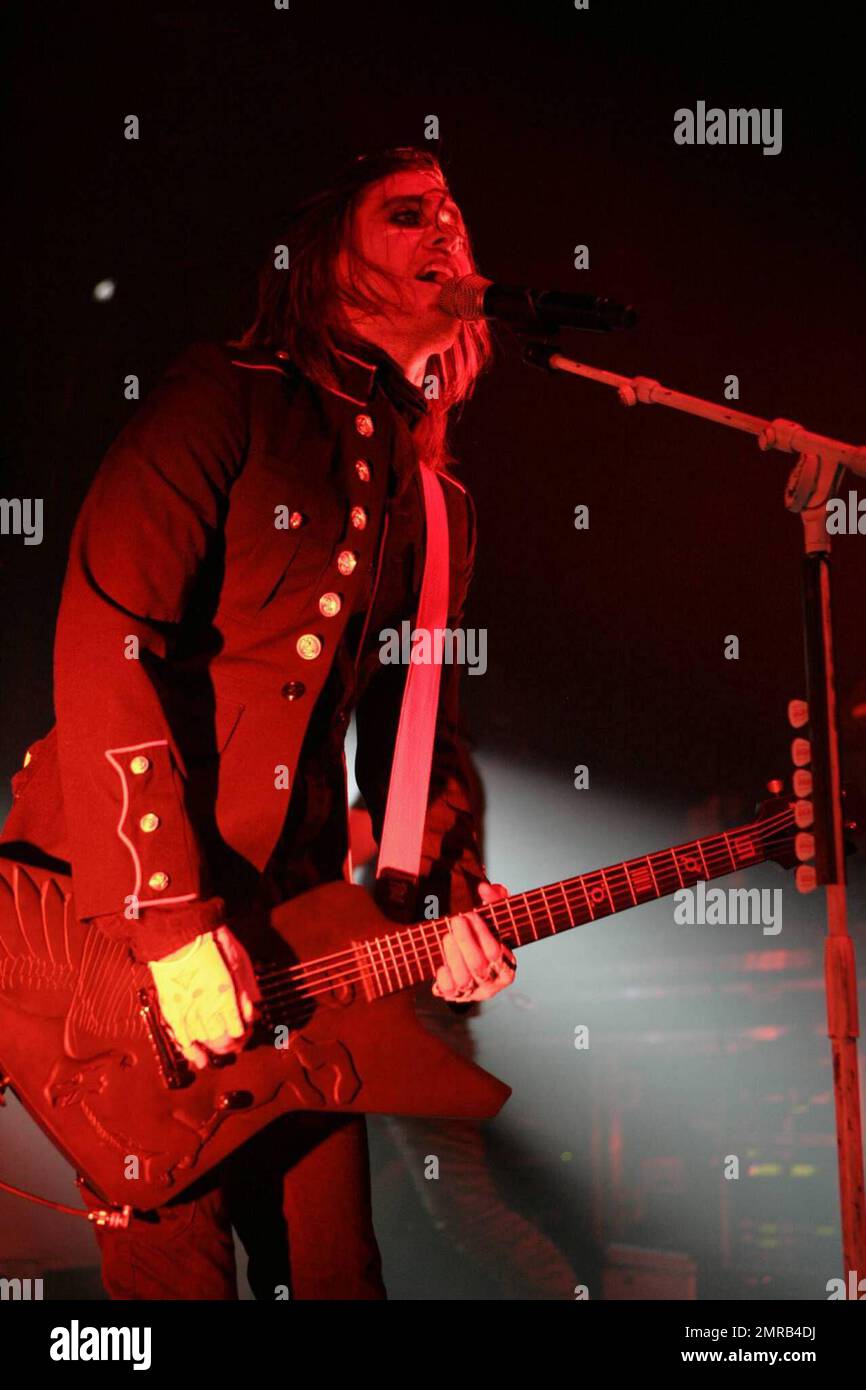 Lead singer of 30 seconds to Mars Jared Leto performing at the Astoria ...