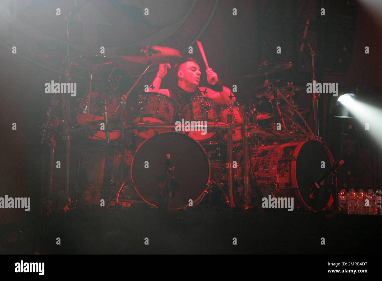 Lead singer of 30 seconds to Mars Jared Leto performing at the Astoria ...