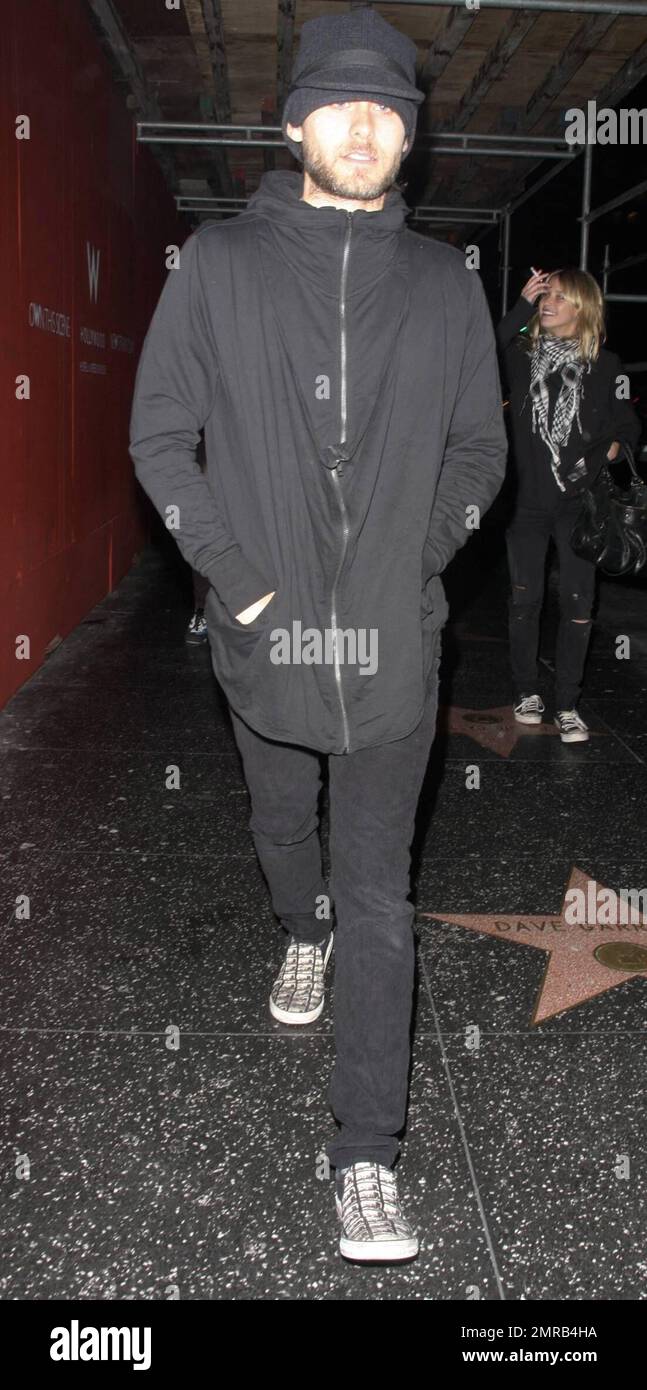 "Chapter 27" star Jared Leto strolls down Hollywood Blvd after leaving ...