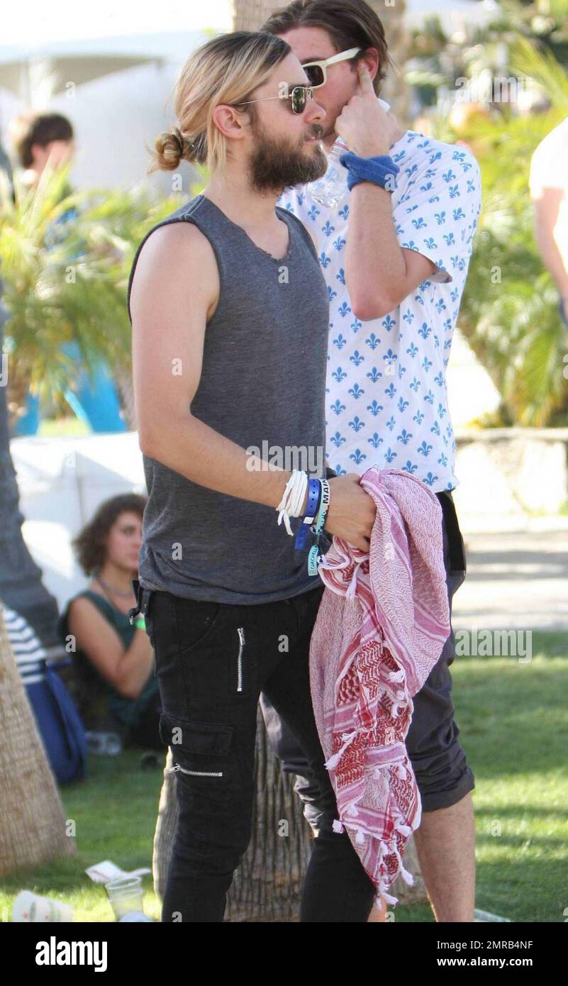 Jared Leto at the Coachella Music and Arts Festival. Indio, CA. 04/19 ...