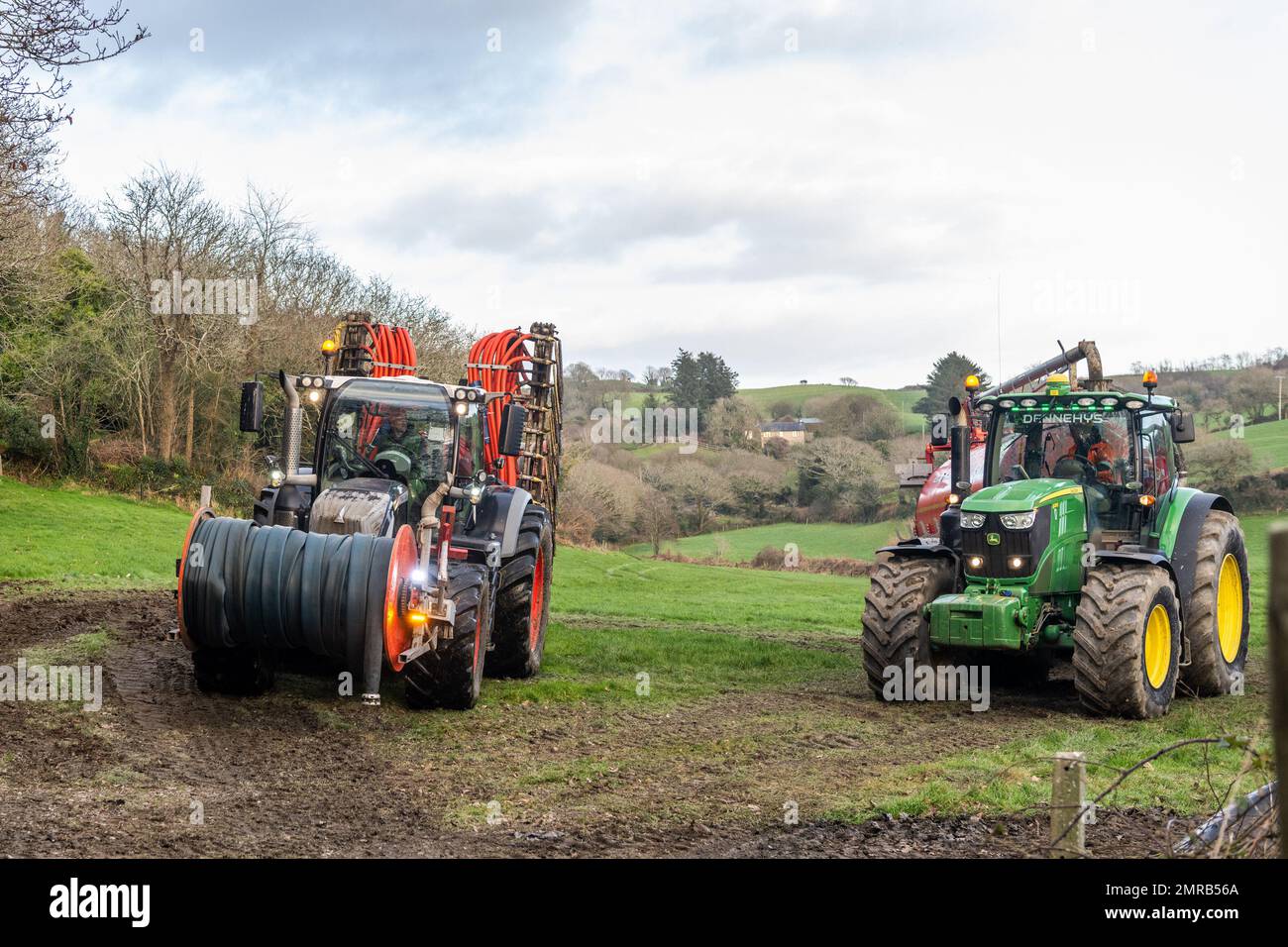 Clounkeen, West Cork, Ireland. 31st Jan, 2023. Dennehy Harvesting ...