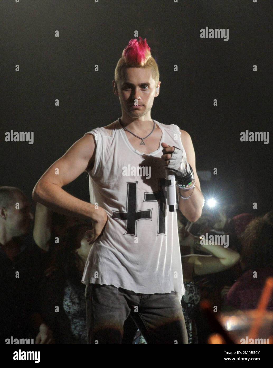 EXCLUSIVE!! Rocker Jared Leto treats his female fans to a rare sighting ...