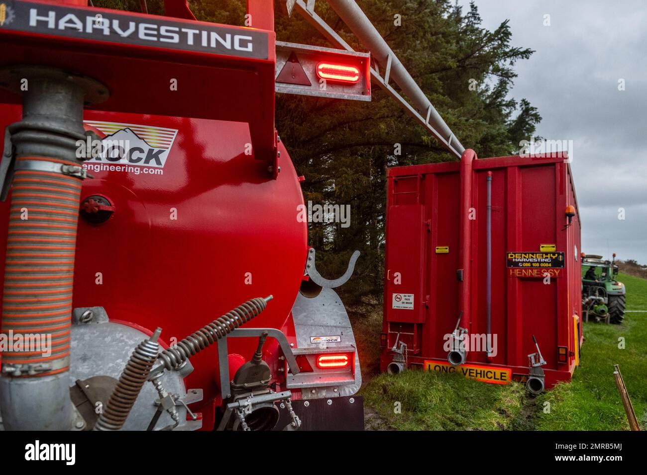 Clounkeen, West Cork, Ireland. 31st Jan, 2023. Dennehy Harvesting ...