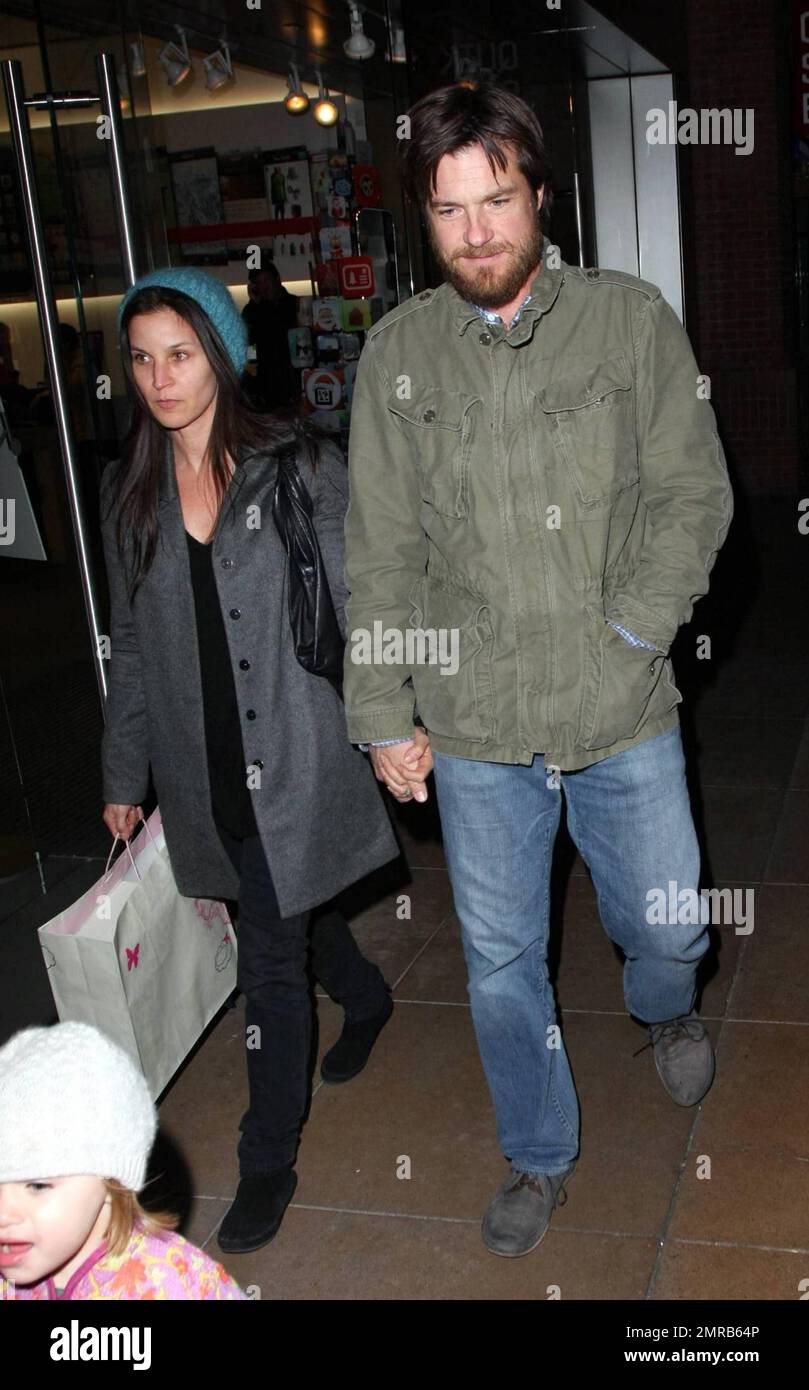 Jason Bateman and wife Amanda Anka get in some holiday shopping at The ...