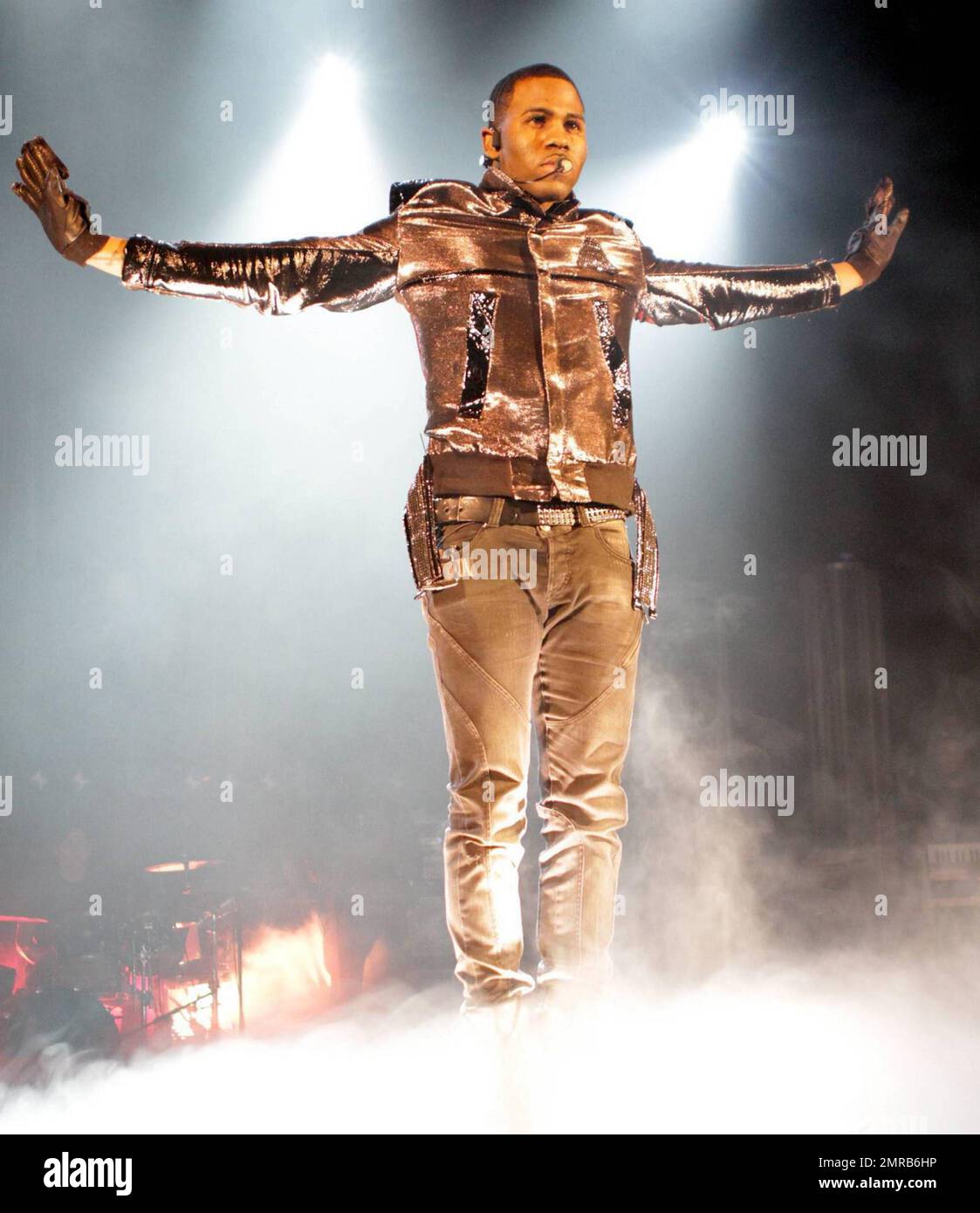Jason derulo leather jacket hi-res stock photography and images - Alamy