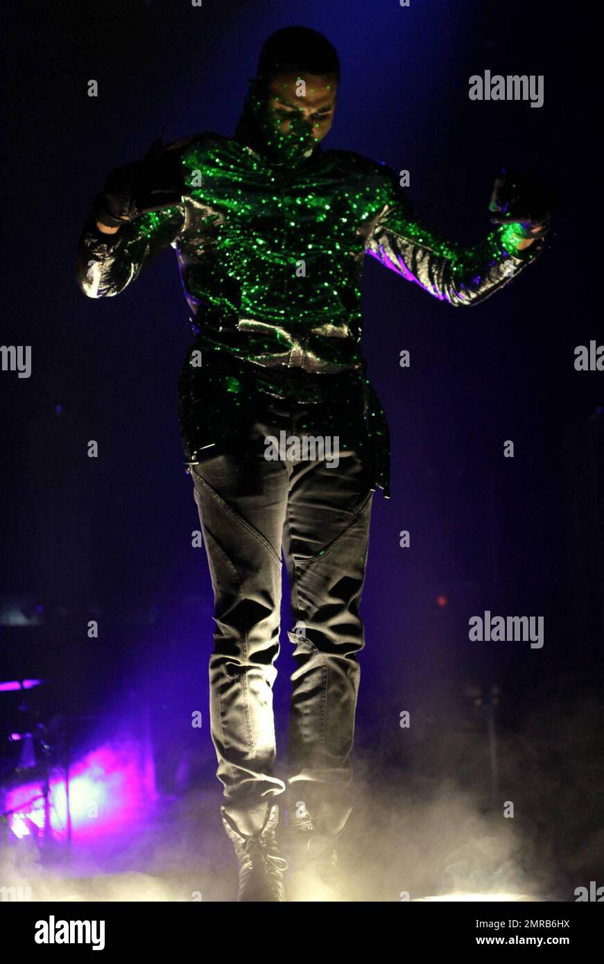 Jason derulo leather jacket hi-res stock photography and images - Alamy