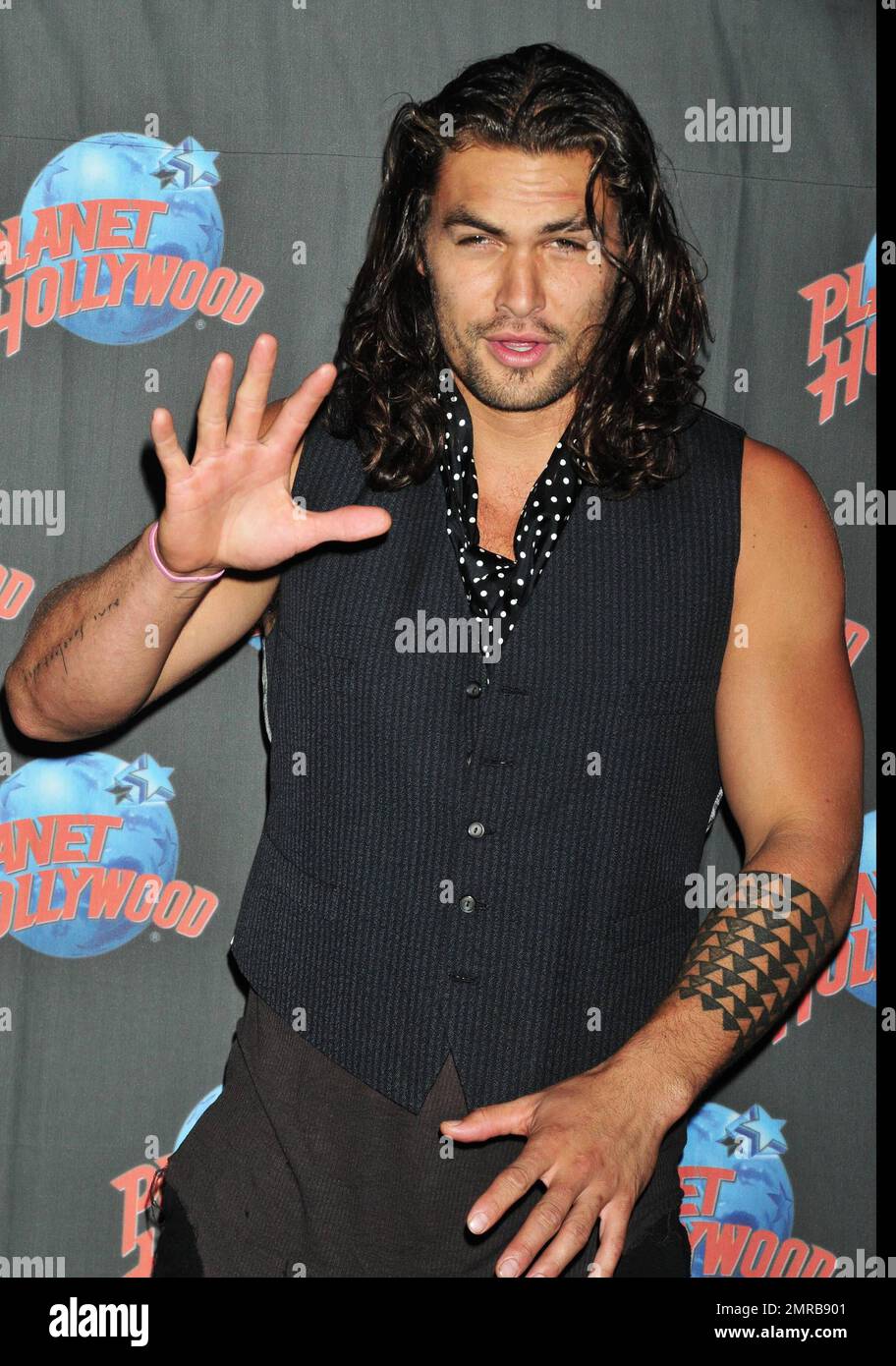 Jason Momoa promotes his starring role in "Conan the Barbarian" with a ...