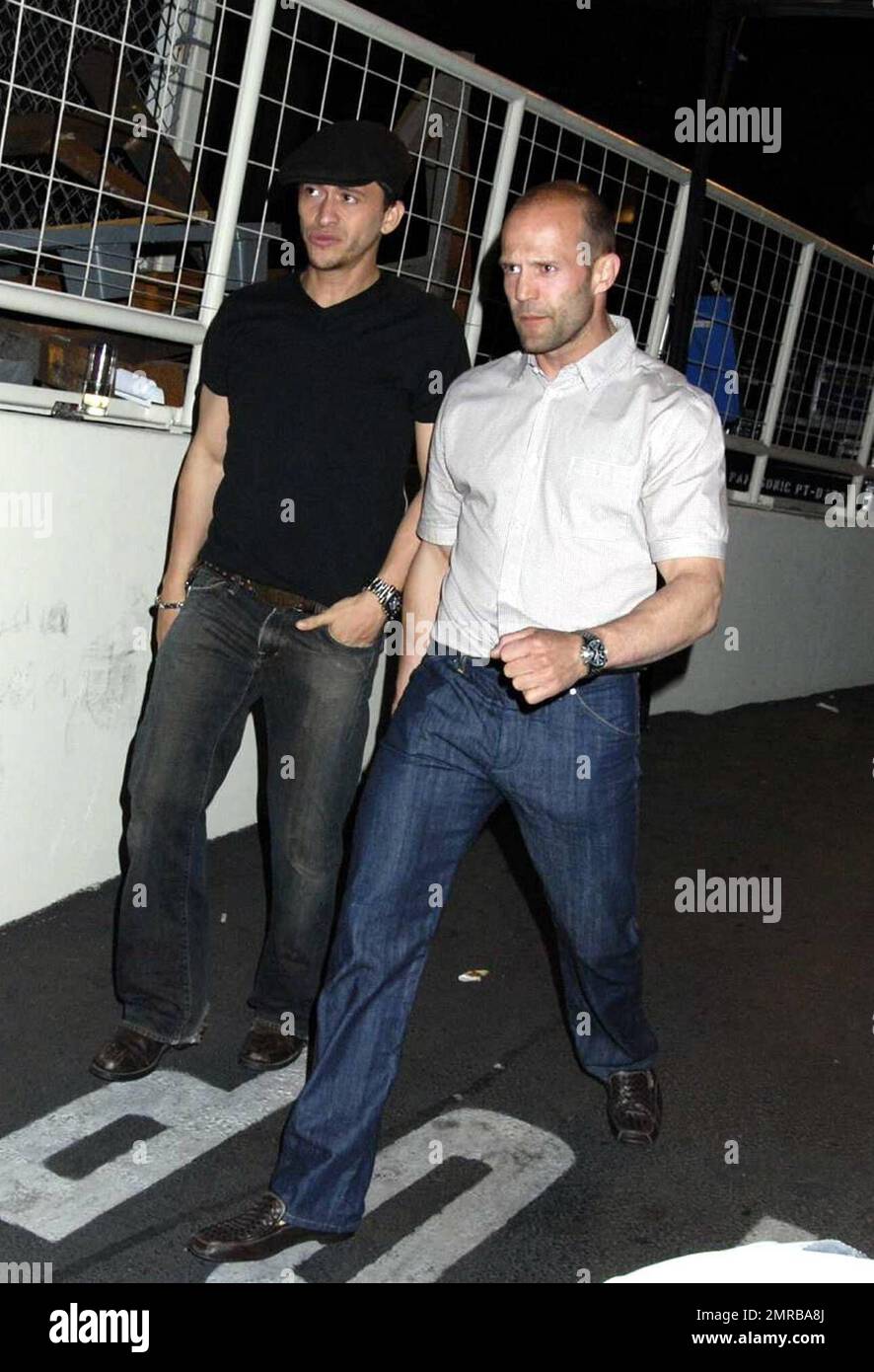 Exclusive!! Jason Statham looked every bit as tough as the characters ...