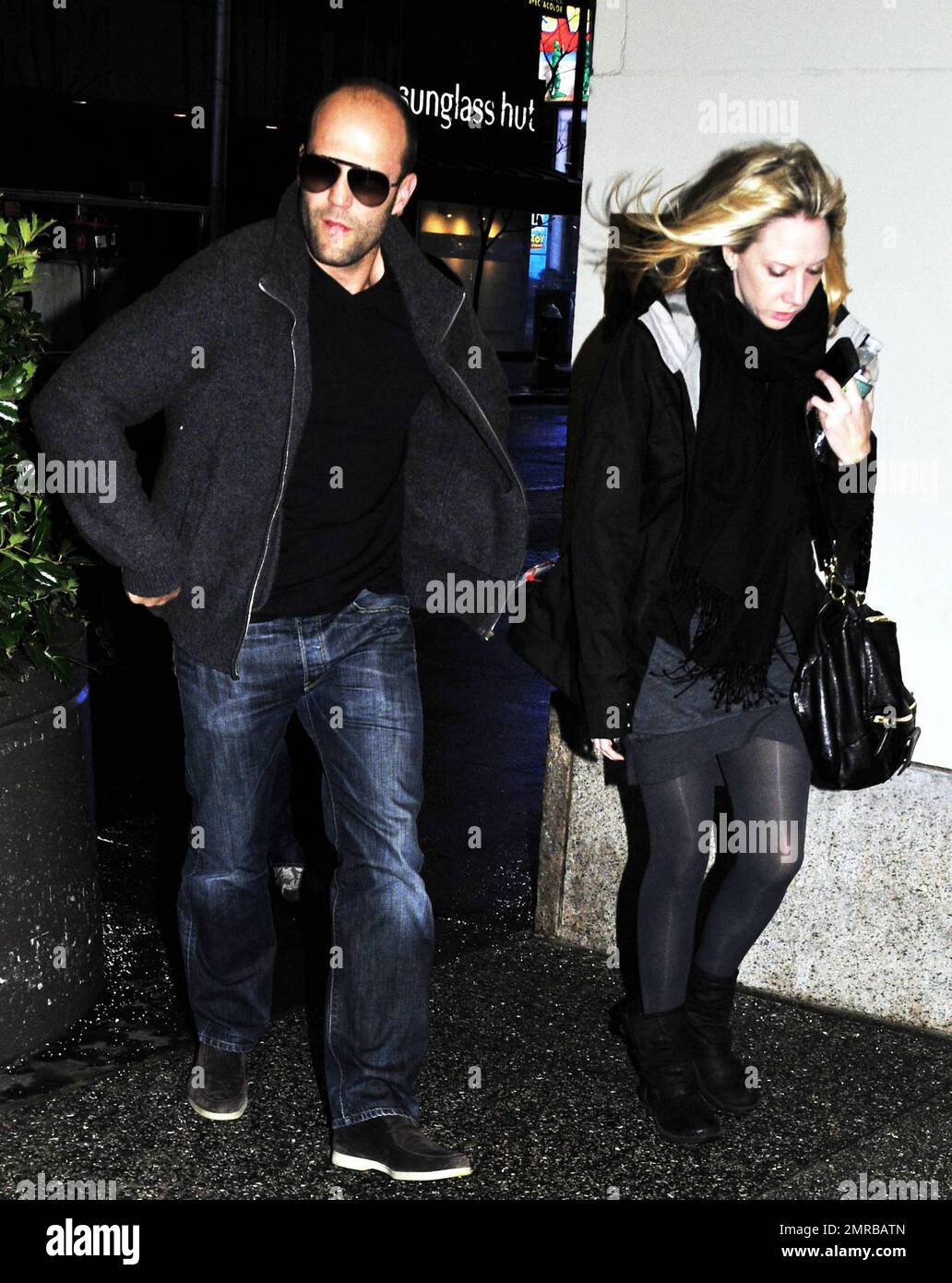 UK actor Jason Statham arrives for an appearance on MTV's "The Seven ...