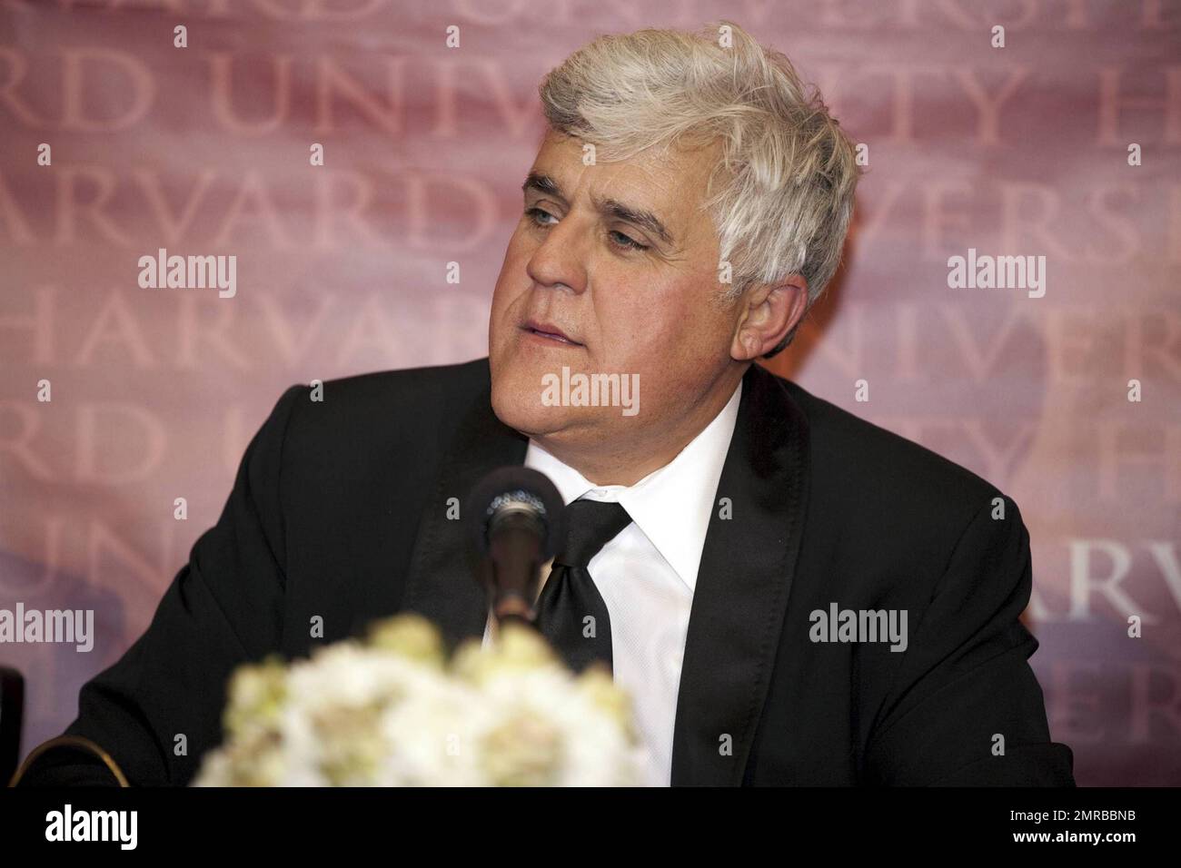 Jay Leno is awarded the Hasty Pudding's Man of the Year award at Conan ...