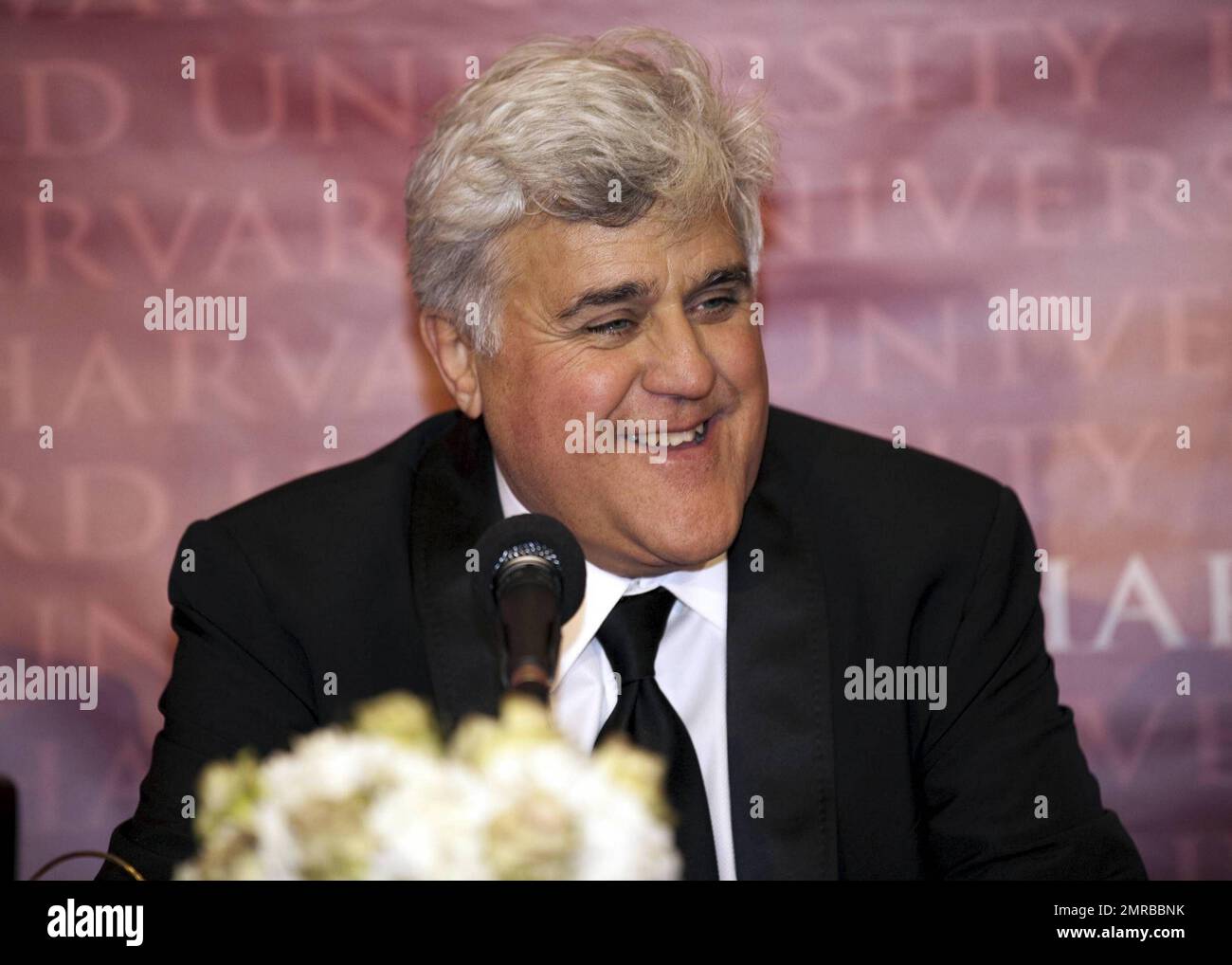 Jay Leno is awarded the Hasty Pudding's Man of the Year award at Conan ...