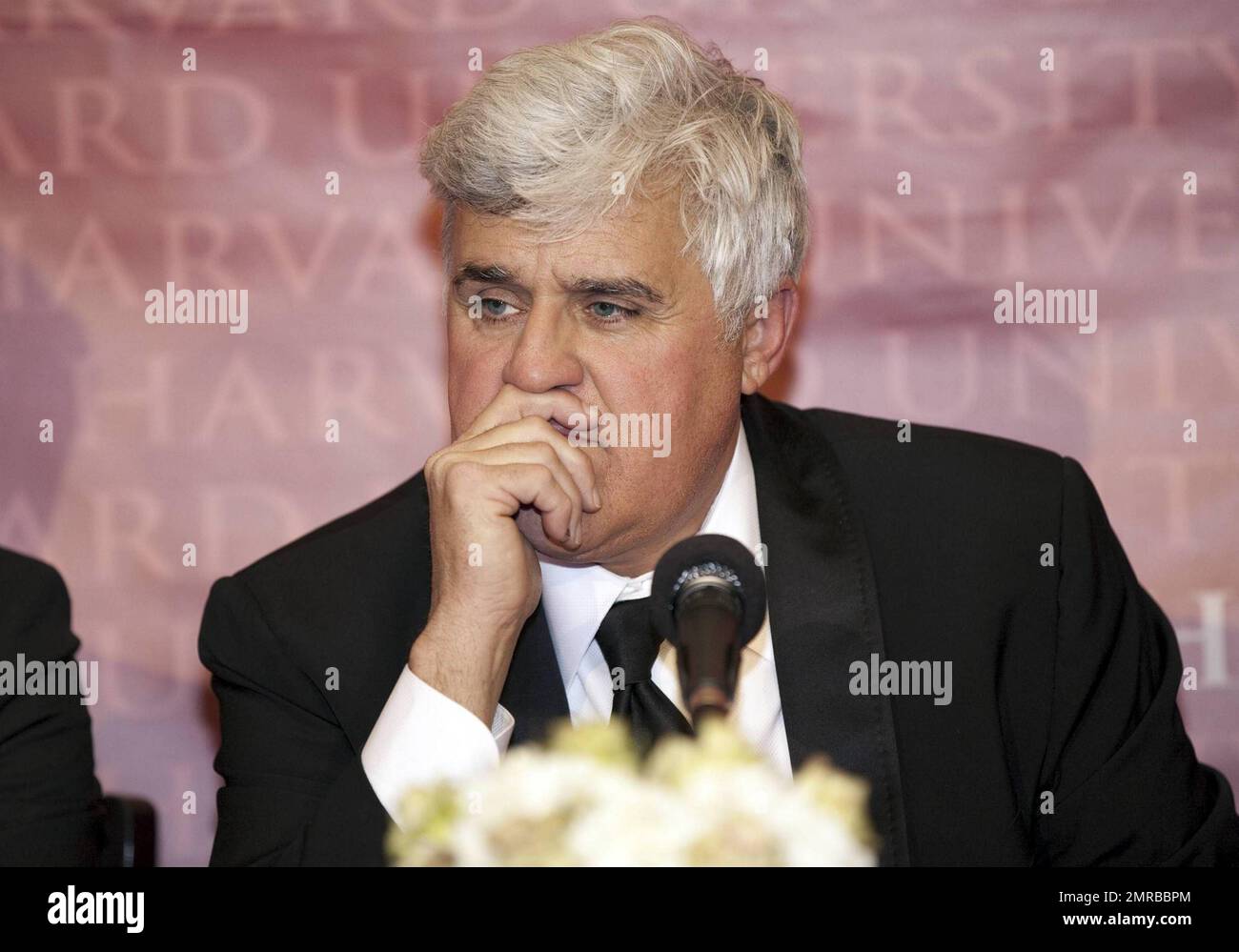Jay Leno is awarded the Hasty Pudding's Man of the Year award at Conan ...