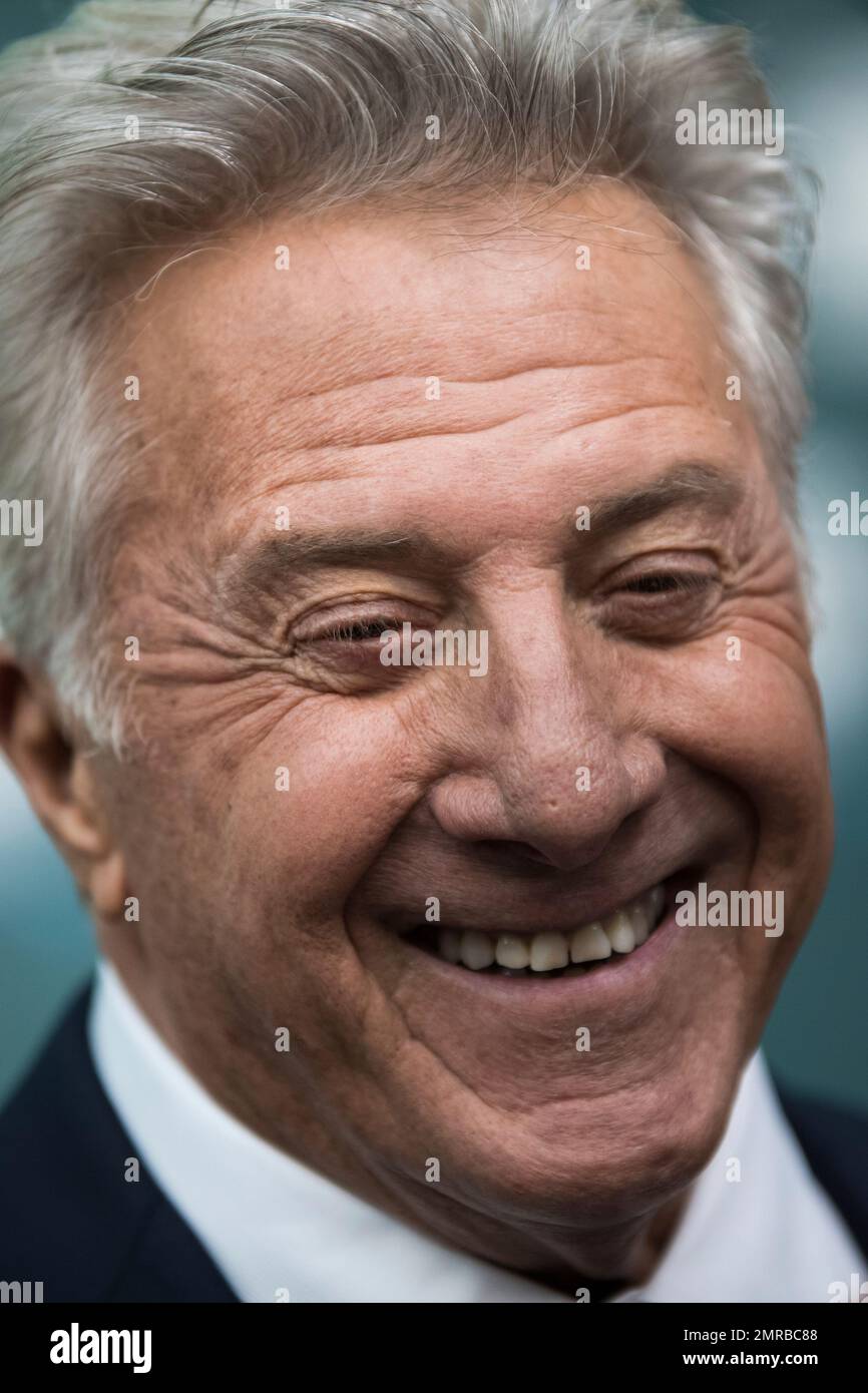 Actor Dustin Hoffman poses for photographers upon arrival at the ...