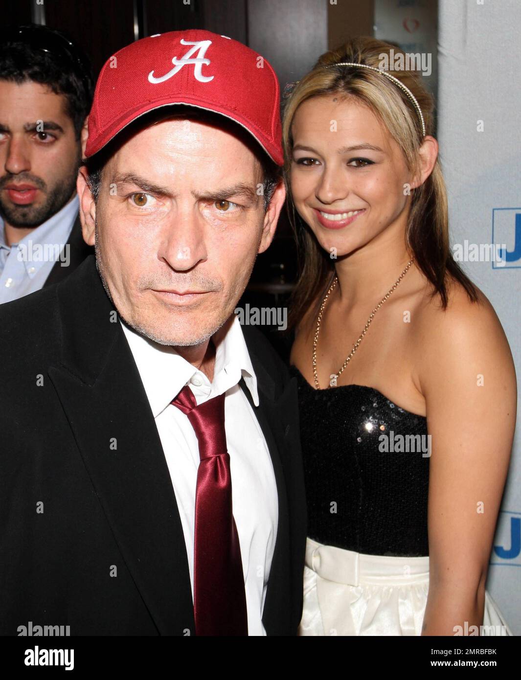 Charlie Sheen and Natalie Kenly (aka Natty Baby) at the Juvenile ...