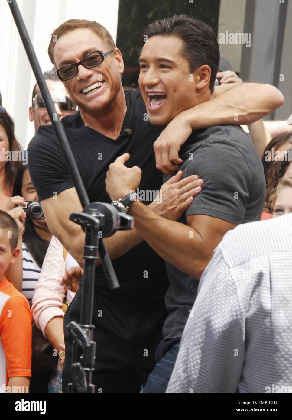 "The Expendables 2" star Jean-Cleaude Van Damme makes an appearance at ...